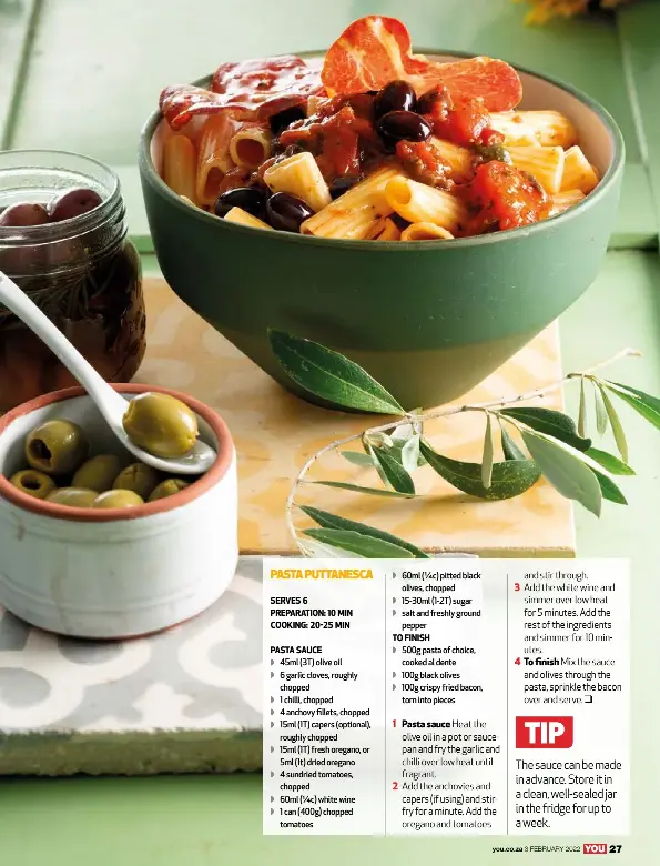 PASTA PUTTANESCA - PressReader