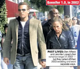 BENNIFER HISTORY REPEATS ITSELF? - PressReader