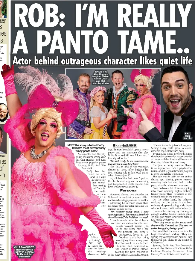 STAGE STAR OPENS UP ROB: I’M REALLY A PANTO TAME.. Actor behind ...