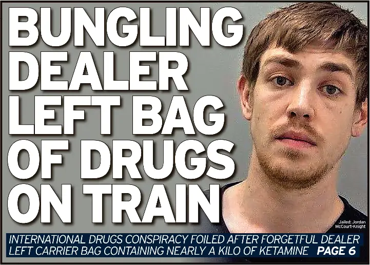 BUNGLING DEALER LEFT BAG OF DRUGS ON TRAIN - PressReader