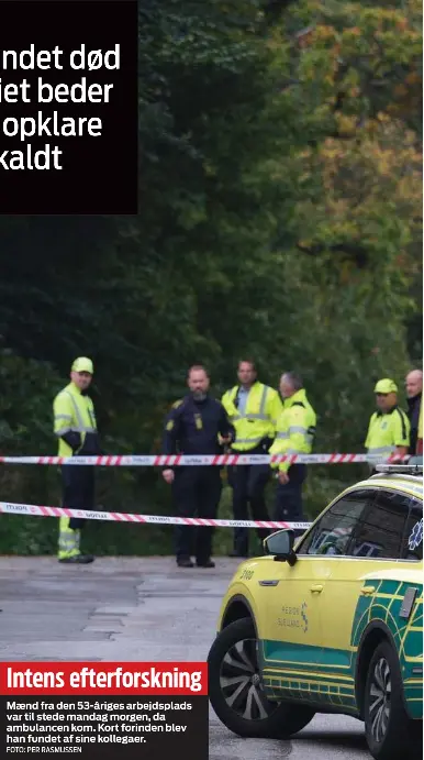 KOLLEGAER FANDT 53-ÅRIG DRÆBT - PressReader