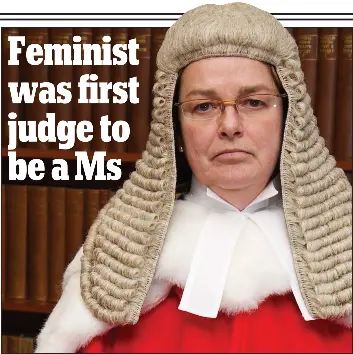 Feminist was first judge to be a Ms - PressReader