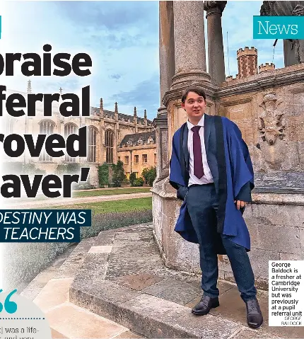 Student’s praise for pupil referral unit that proved to be ‘life-saver’ - PressReader