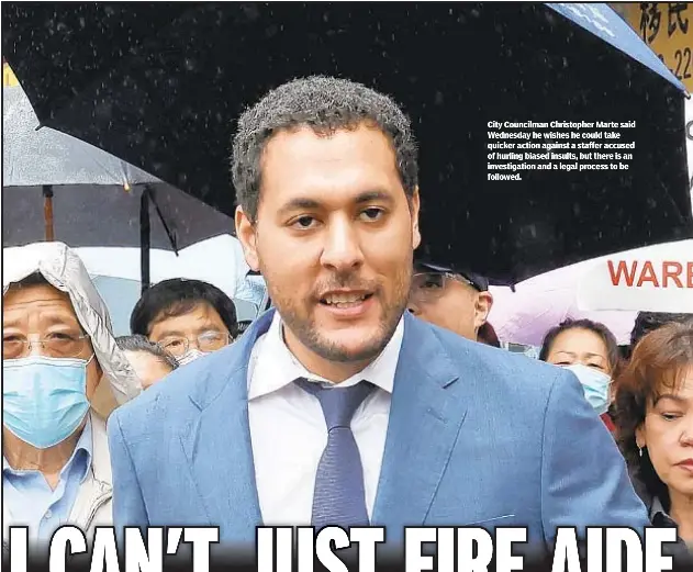 I CAN’T JUST FIRE AIDE - PressReader