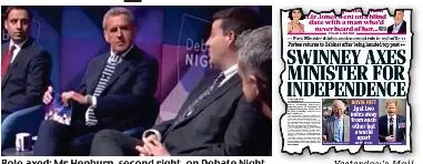 Swinney faces party backlash after scrapping the Minister for Independen­ce - PressReader