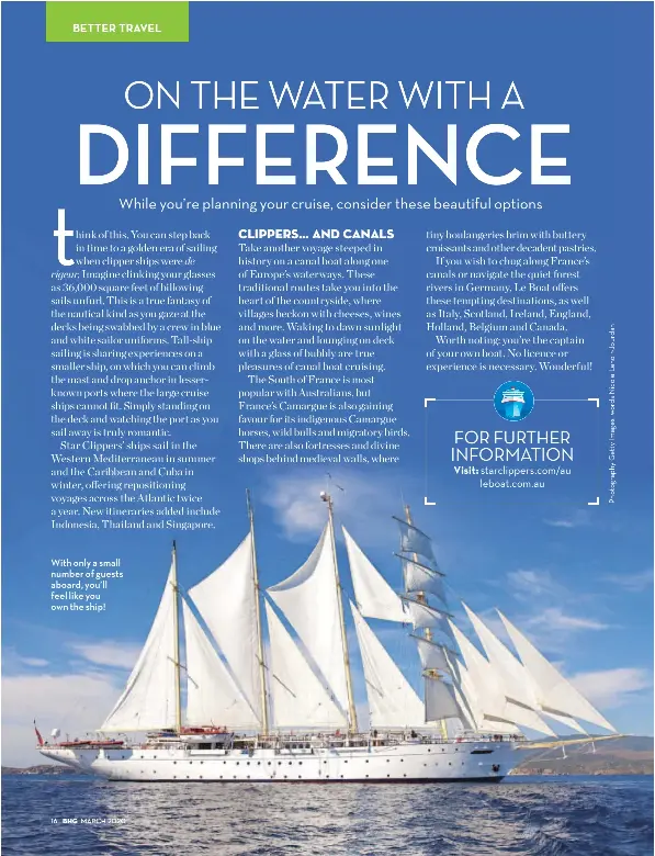 ON THE WATER WITH A DIFFERENCE - PressReader