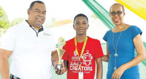 Schoolboy aces robotics camp with capture of four trophies - PressReader