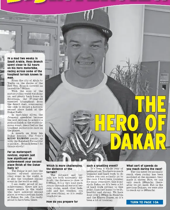 THE HERO OF DAKAR - PressReader