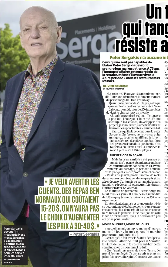 Un tenancier qui tangue, mais résiste aux coups - PressReader