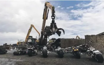 Comanchero Gang’s bikes turned into scrap metal - PressReader