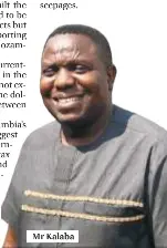 KALABA BLAMES GOVT ON DEPRECIATI­ON OF KWACHA - PressReader