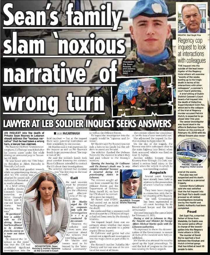 Sean’s family slam ‘noxious narrative’ of wrong turn - PressReader