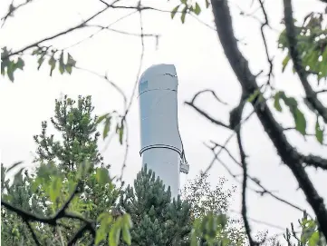 Tower to be dismantled as turbine probe begins - PressReader