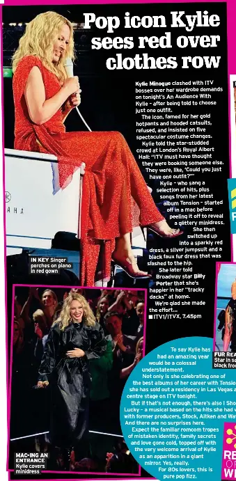 Pop icon Kylie sees red over clothes row - PressReader