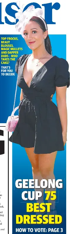 GEELONG CUP 75 BEST DRESSED - PressReader