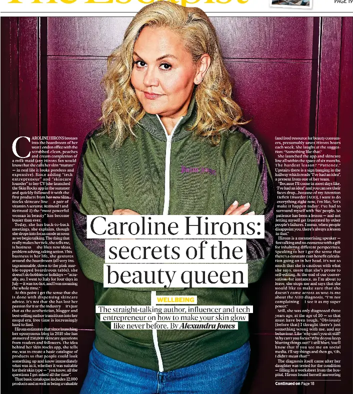 Caroline Hirons: secrets of the beauty queen - PressReader