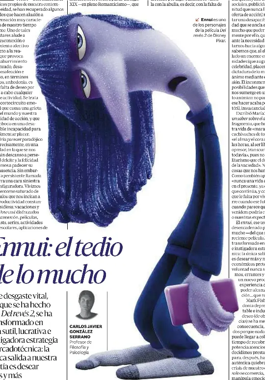 Ennui: el tedio de lo mucho - PressReader