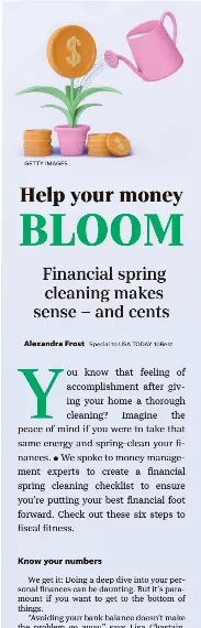 Know your numbers Help your money BLOOM - PressReader
