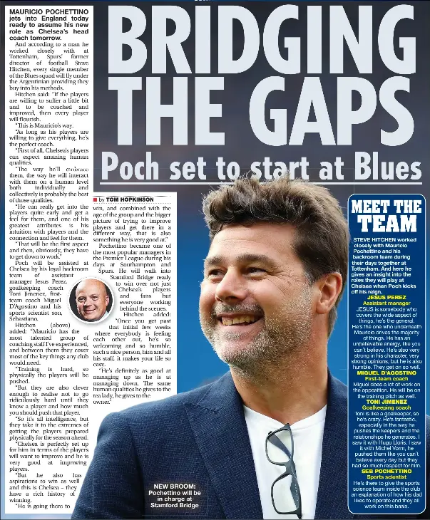 BRIDGING THE GAPS Poch set to start at Blues - PressReader