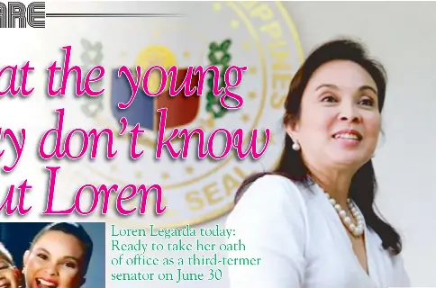 What the young today don’t know about Loren - PressReader