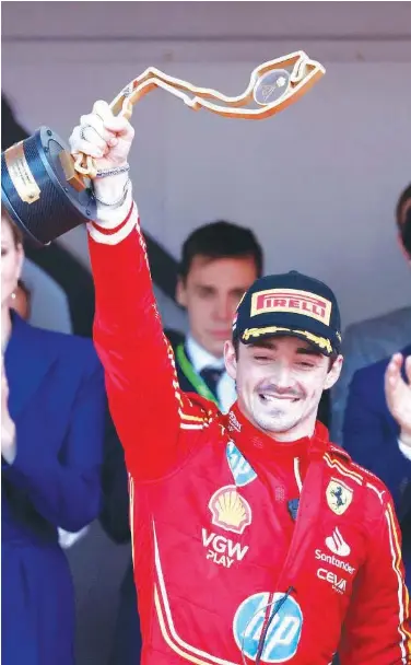 Ferrari’s Leclerc wins F1 Monaco GP after crash takes out Perez and 2 other cars - PressReader
