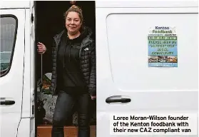 Food bank’s joy at new delivery van - PressReader