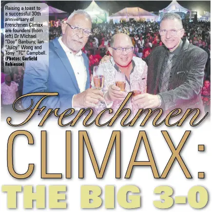 Frenchmen CLIMAX: THE BIG 3-0 - PressReader