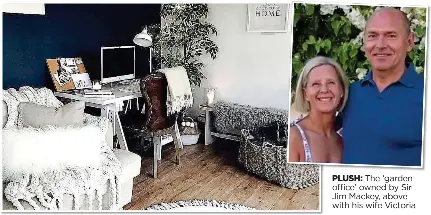 Is this cosy WFH shed where sleepy Sir Jim runs the NHS? - PressReader