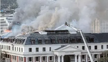 Specialist team to assess parliament fire damage - PressReader