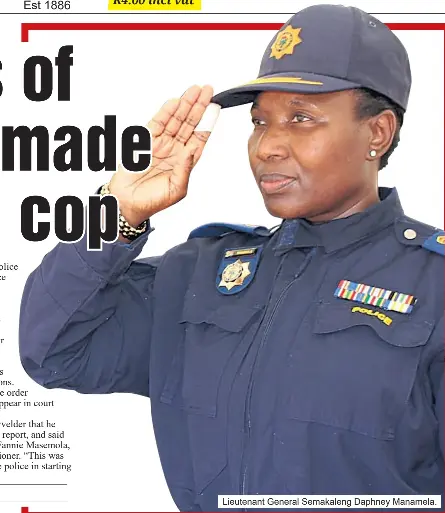 Allegation­s of corruption made against top cop - PressReader