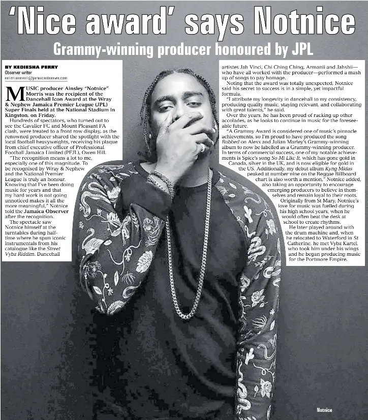 ‘Nice award’ says Notnice - PressReader