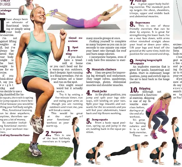 Use your body to get fit - PressReader