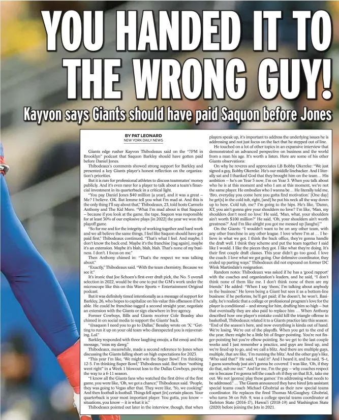 YOU HANDED IT TO THE WRONG GUY! - PressReader