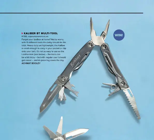 KALIBER BT MULTI-TOOL - PressReader