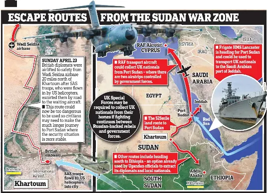 Troops scramble to save trapped Brits - PressReader