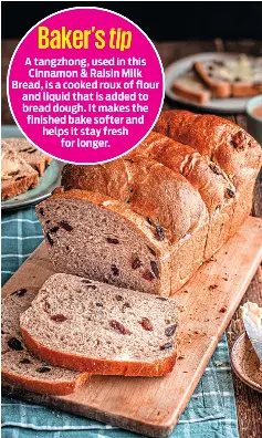 CINNAMON & RAISIN MILK BREAD - PressReader