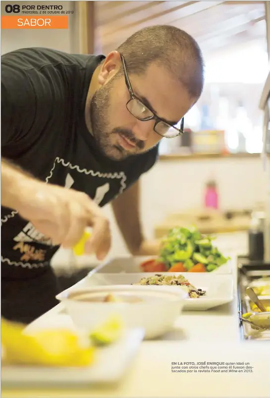 Evento en la Isla con ‘top chefs’ de la revista Food and Wine - PressReader