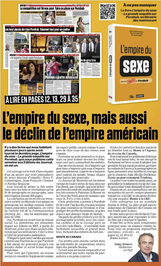 L’empire du sexe, mais aussi le déclin de l’empire américain - PressReader