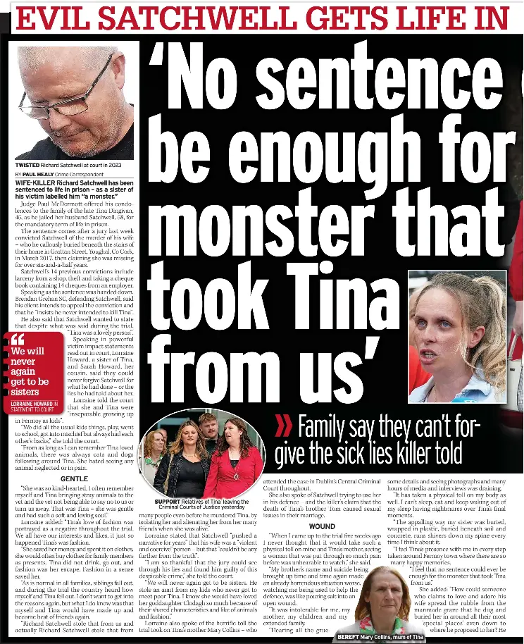 ‘No sentence be enough for monster that took Tina from us’ Could ever - PressReader