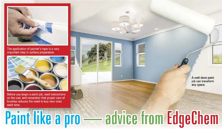 Paint like a pro — advice from Edgechem - PressReader