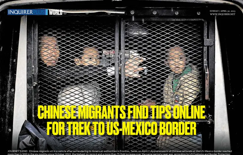 CHINESE MIGRANTS FIND TIPS ONLINE FOR TREK TO US-MEXICO BORDER - PressReader