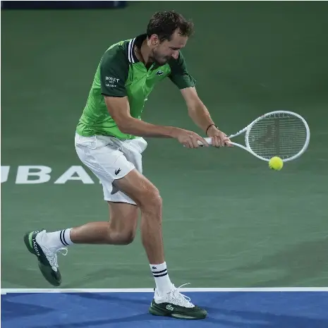 Medvedev finds his form and powers into Dubai semi-finals - PressReader