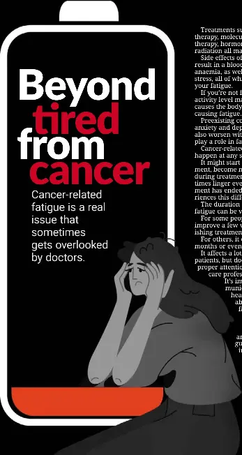 Beyond tired from cancer - PressReader