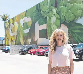 GIANT MURAL A TRIBUTE TO BEER - PressReader