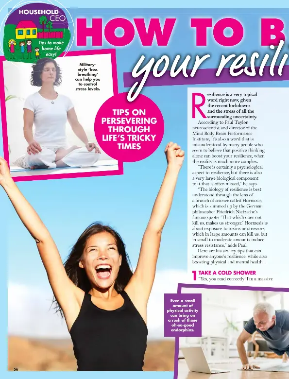 HOW TO BOOST your resilience! - PressReader