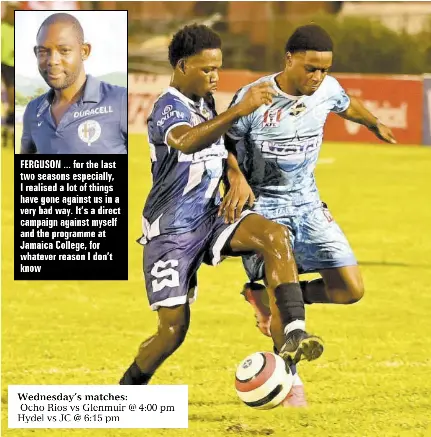 JC feeling hard done by - PressReader