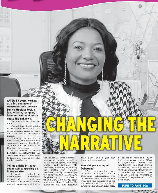 CHANGING THE NARRATIVE - PressReader