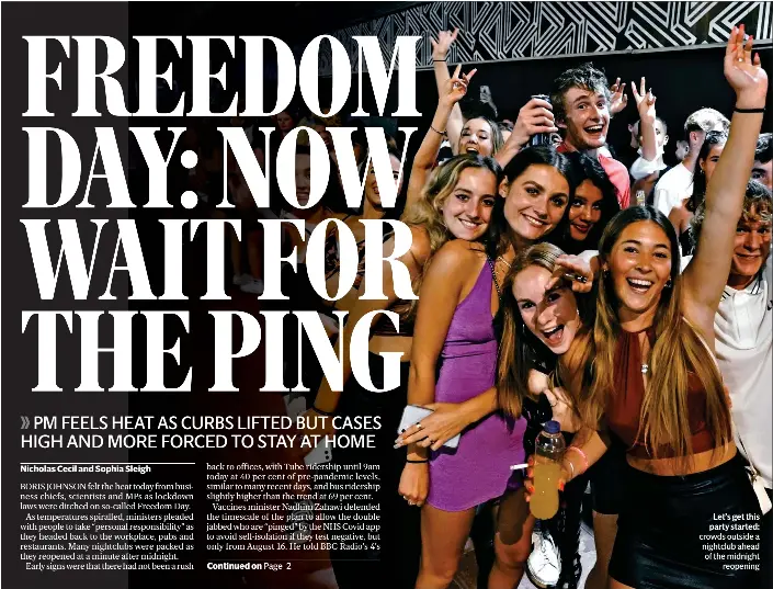 FREEDOM DAY: NOW WAIT FOR THE PING - PressReader