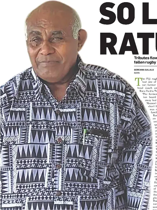 SO LONG, RATU SUVA - PressReader