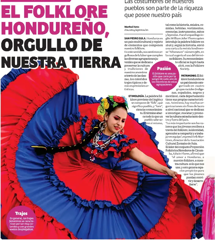 ARTE Y CULTURA EL FOLKLORE HONDUREÑO, ORGULLO DE NUESTRA TIERRA - PressReader